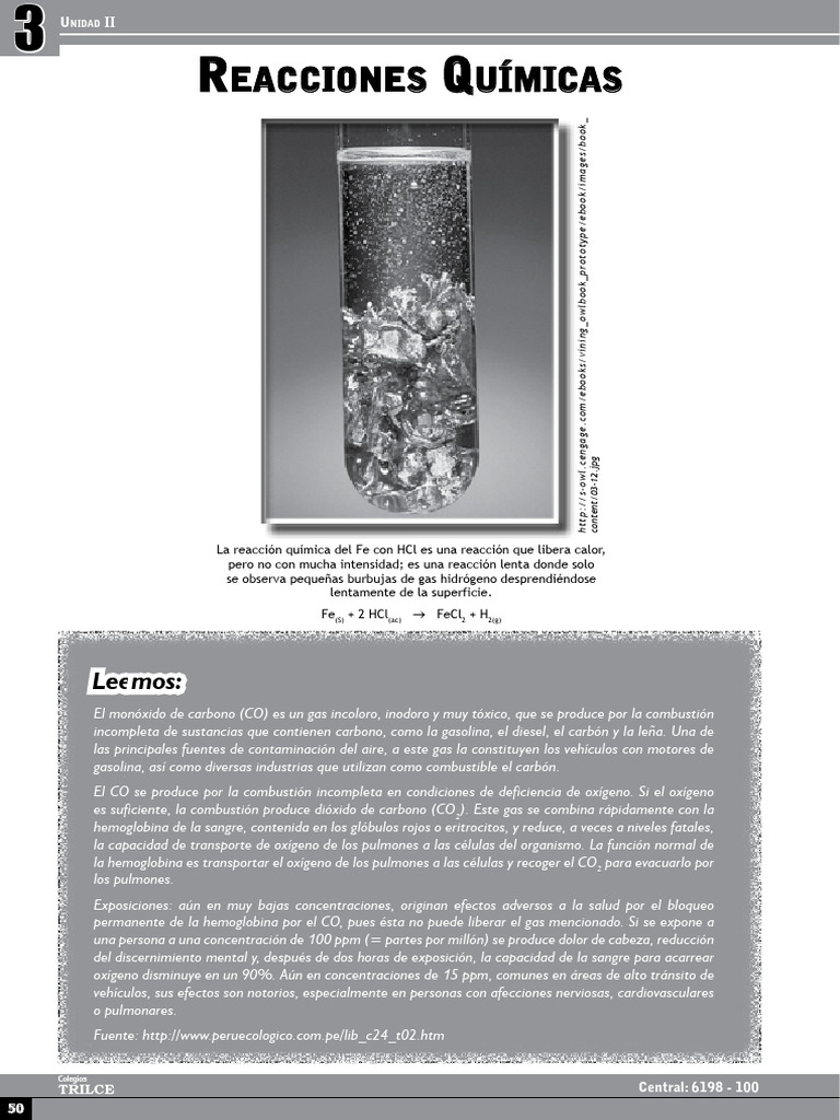 Tema 7 Reacciones Quimicas | Descargar gratis PDF | Redox | Combustión