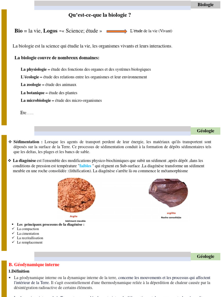SVT Boutaina | PDF | Terre | Géologie