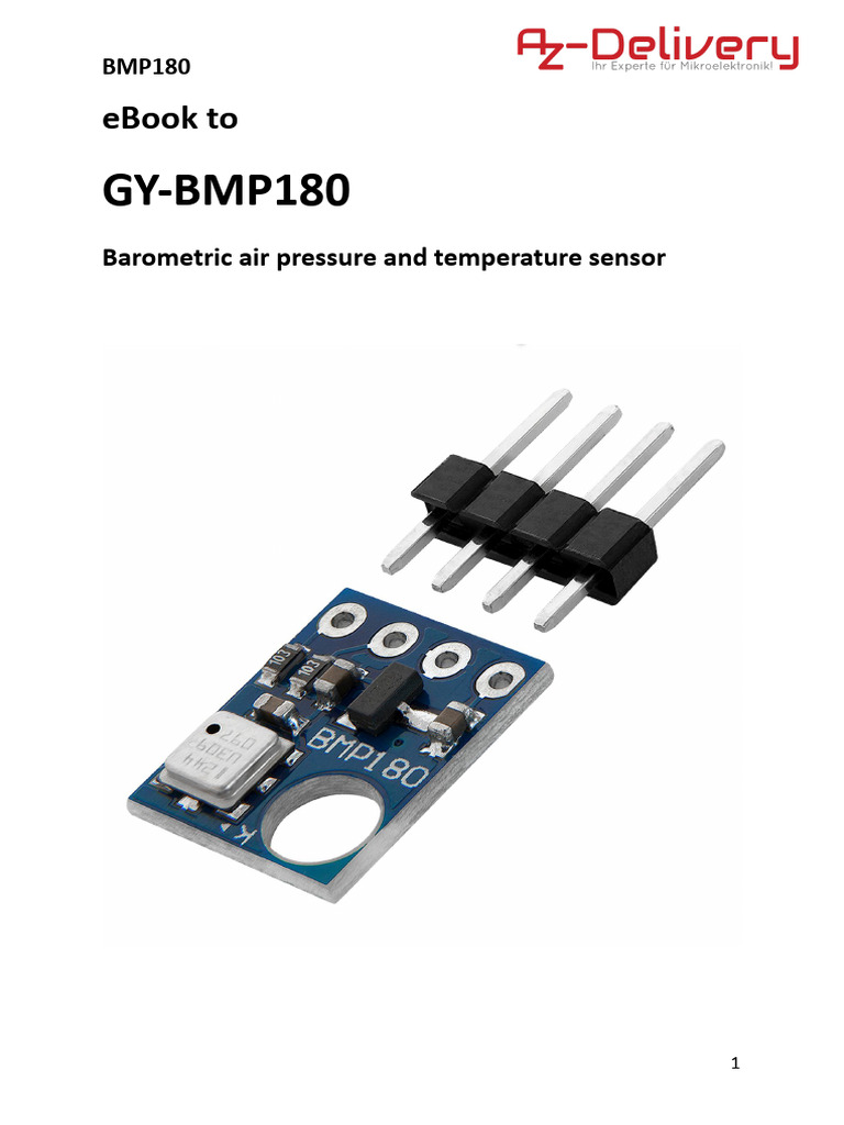 BMP180 en | Download Free PDF | Atmospheric Pressure | Arduino