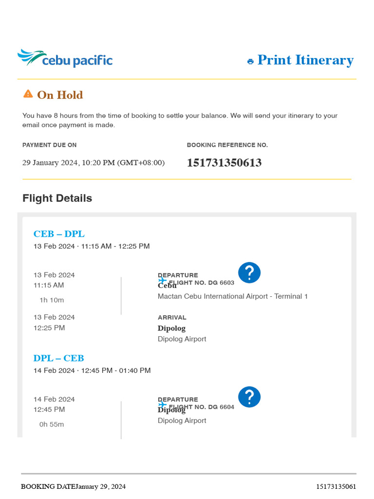 Cebu Pacific | PDF | Payments | Aviation