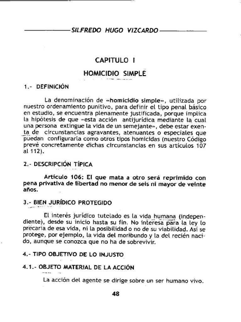 Homicidio Simple | PDF