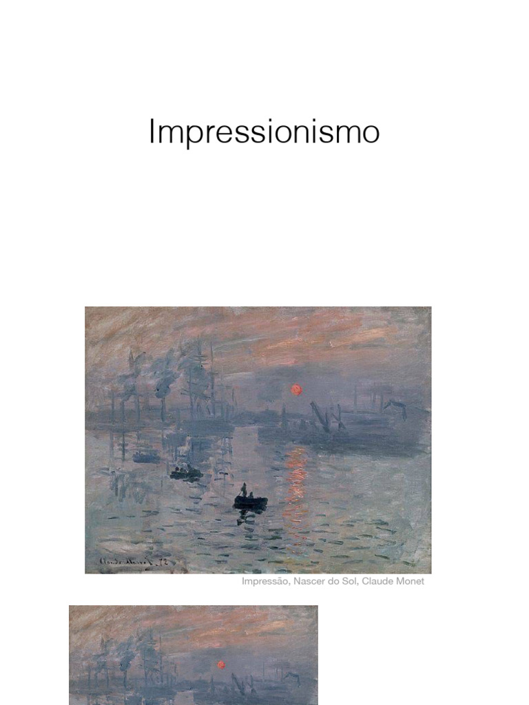 Impressionismo 2 | PDF | Impressionismo | Édouard Manet