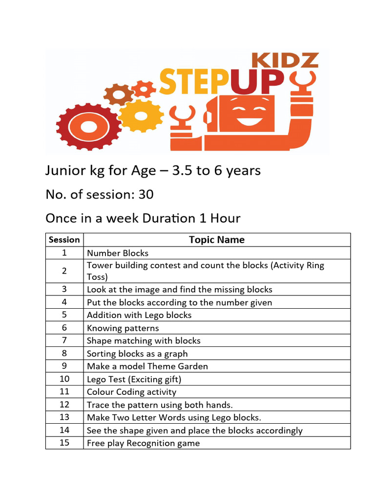 Lego Session Junior | Download Free PDF | Shape | Buoyancy