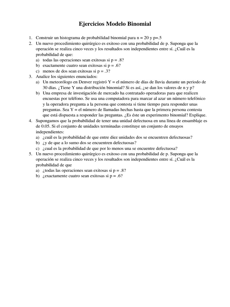 Modelo Binomial | PDF
