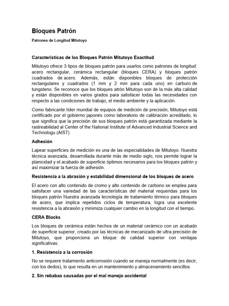 Articulo 2-Bloques Patron | PDF | Acero | Abrasivo