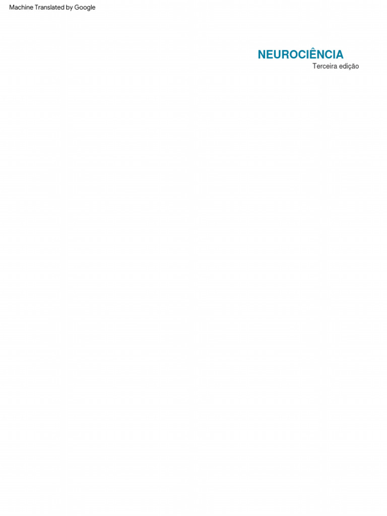 Neuroscience - Dale Purves | PDF | Cérebro | Neurotransmissor