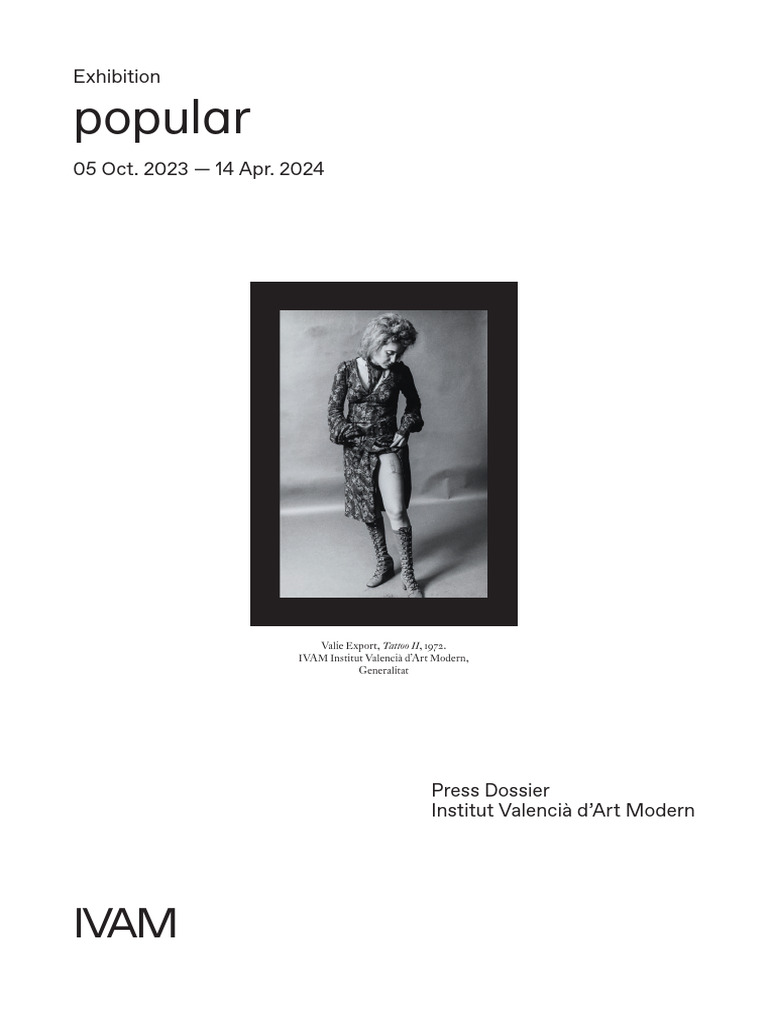 Valie Export: Popular Art Exhibition | PDF