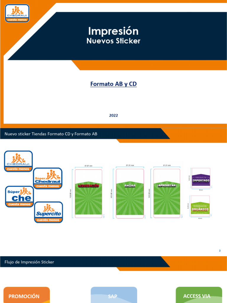 Esquematico Impresión Nuevos Sticker AB y CD | PDF