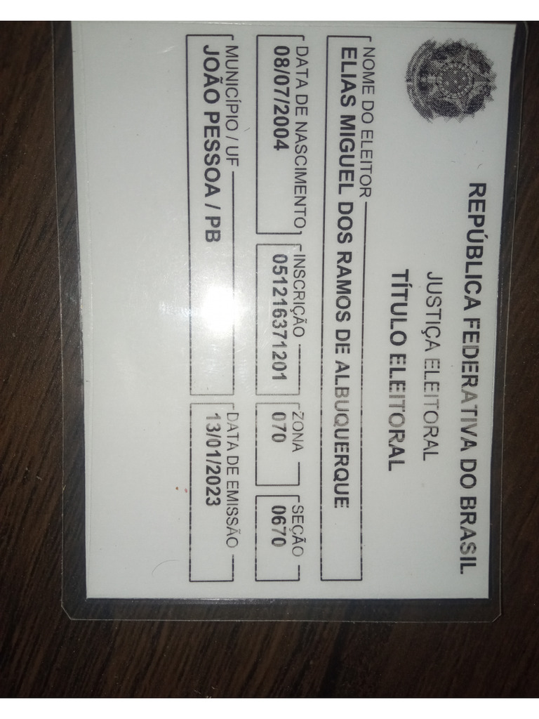 Título Eleitoral | PDF