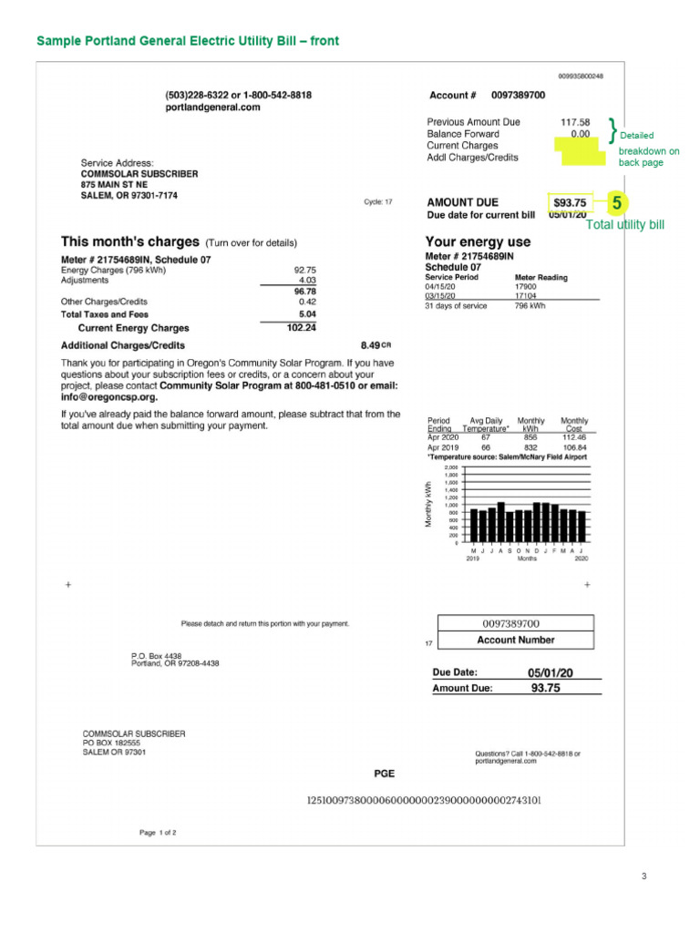 Utility Bill Template 15 | PDF | Law