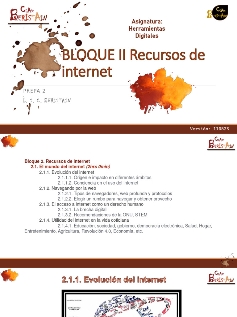 2. Recursos de Internet | PDF | Red mundial | Internet y web