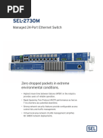 SEL-2730M: Managed 24-Port Ethernet Switch | PDF | Computer Network ...