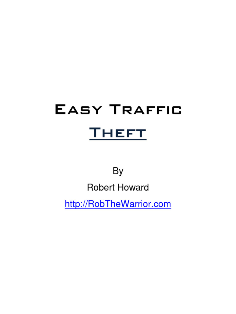 Easy Traffic Thief T | PDF
