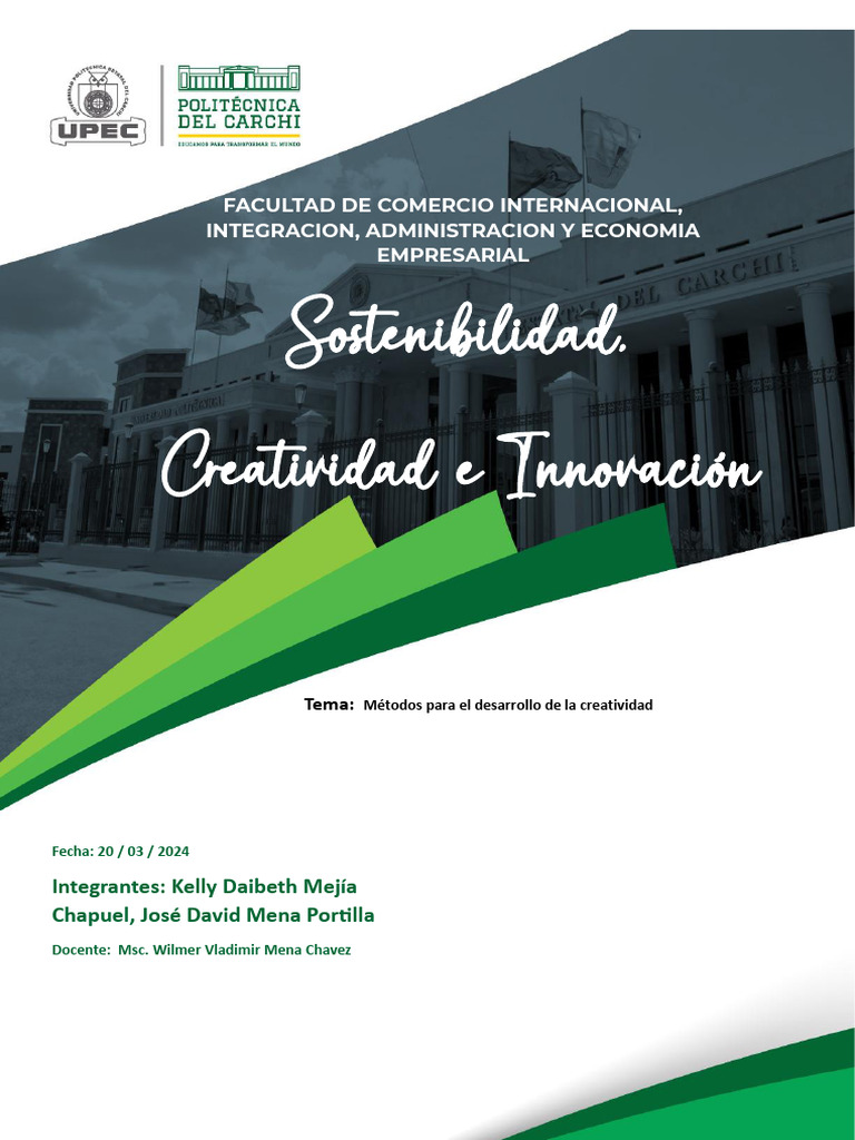 Creatividad Grupo 8 | PDF | Logística | Cadena de suministro