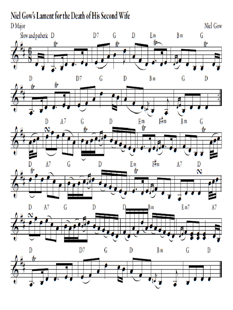 Gow - Lament | PDF