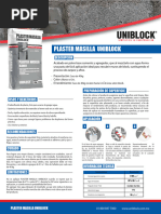 Ficha Tecnica Stucco Uniblock | PDF