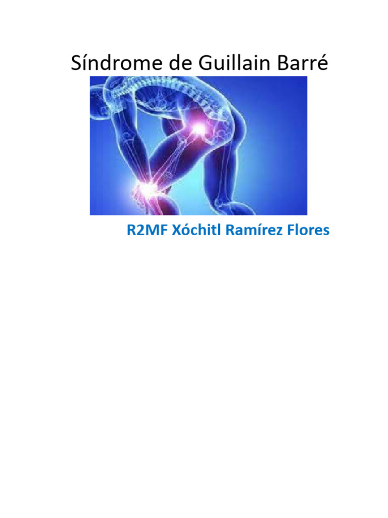 Síndrome de Guillain Barré | PDF | Medicina CLINICA | Farmacología