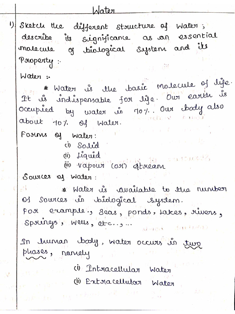 Structure and Properties of Water | PDF