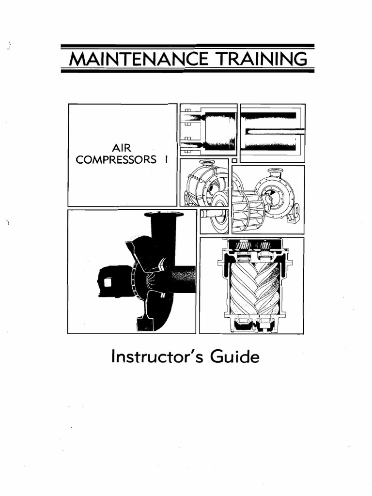Maintenance Training (1) Air Compressors 1 | PDF