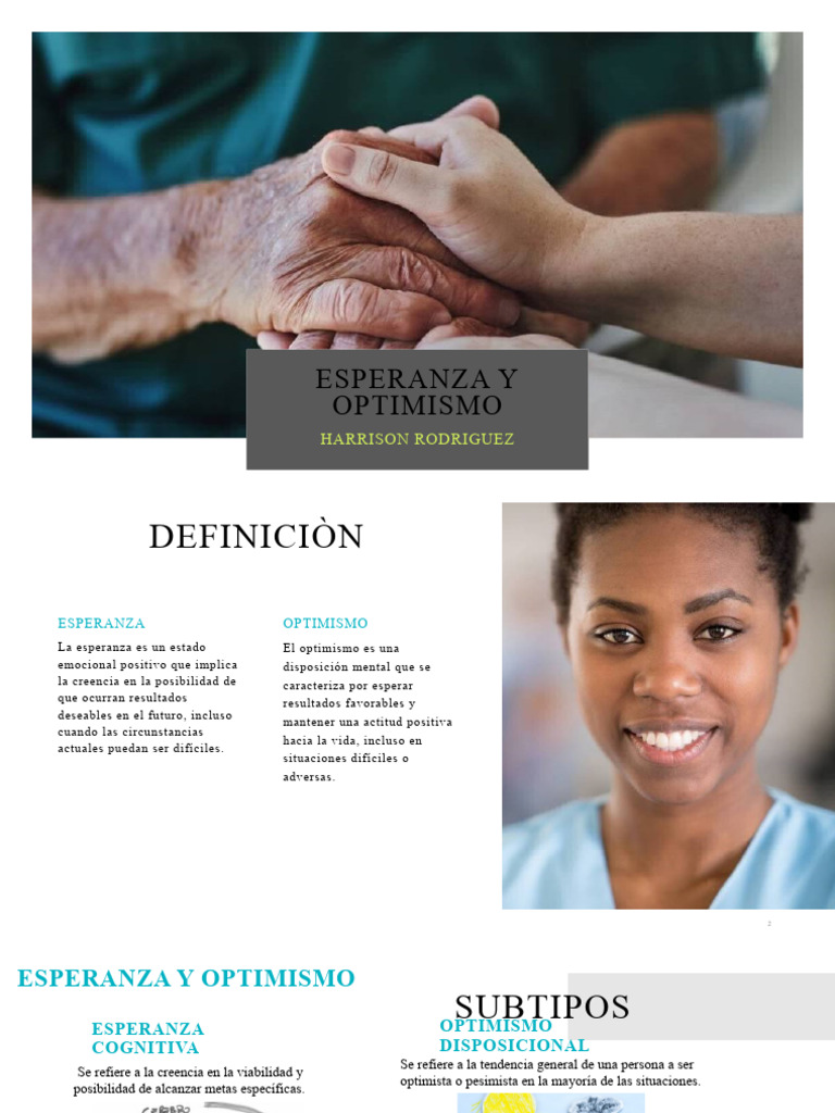 Esperanza y Optimismo | PDF