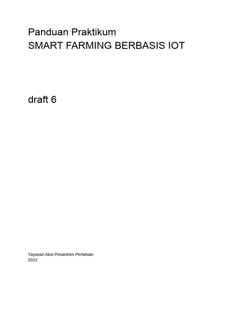 APP-IOT AWN-001-02 Draft 6 | PDF | Teknologi & Rekayasa