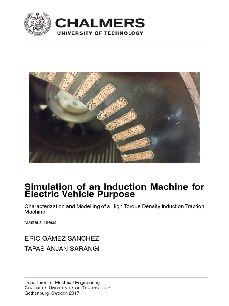 TFM Eric Gamez | PDF | Electric Motor | Electromagnetism