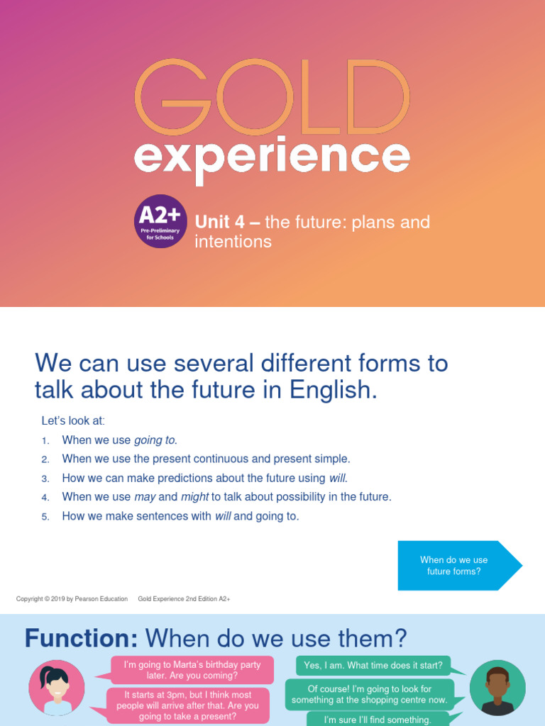 Gold Exp Grammar PPT A2P U4 | PDF | Languages | Foreign Language Studies