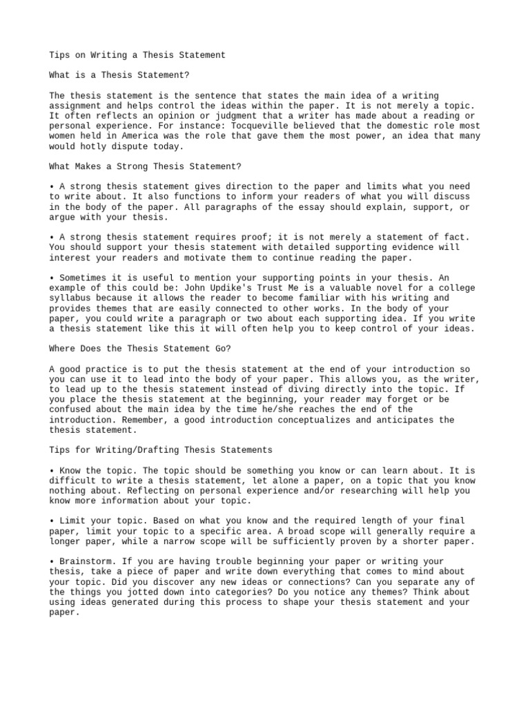 Thesis Guide - 231001 - 211205 | PDF | Thesis | Experience