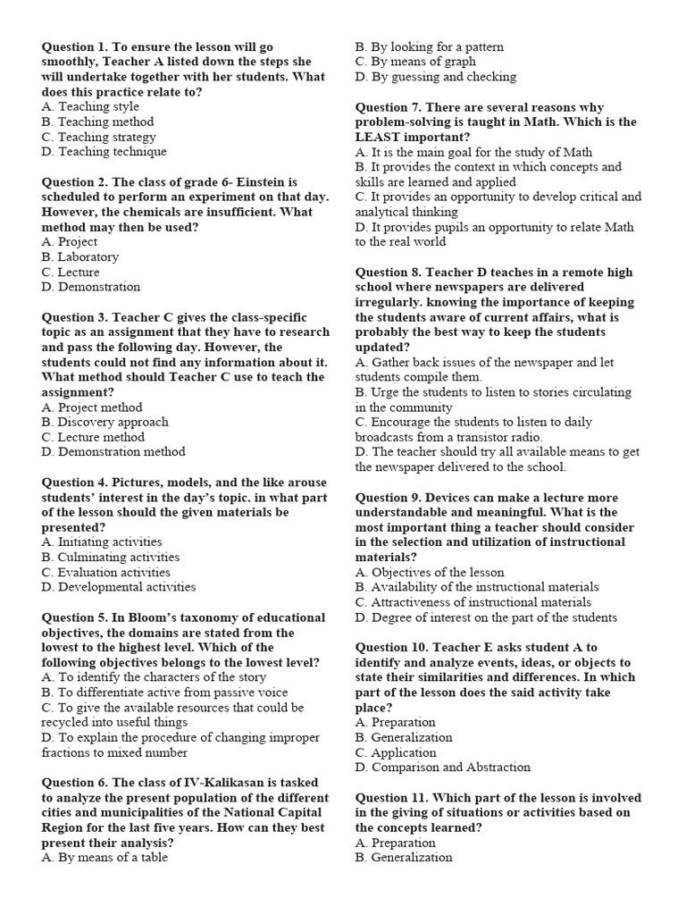 Principle of Education 1 | PDF | Learning | Teachers