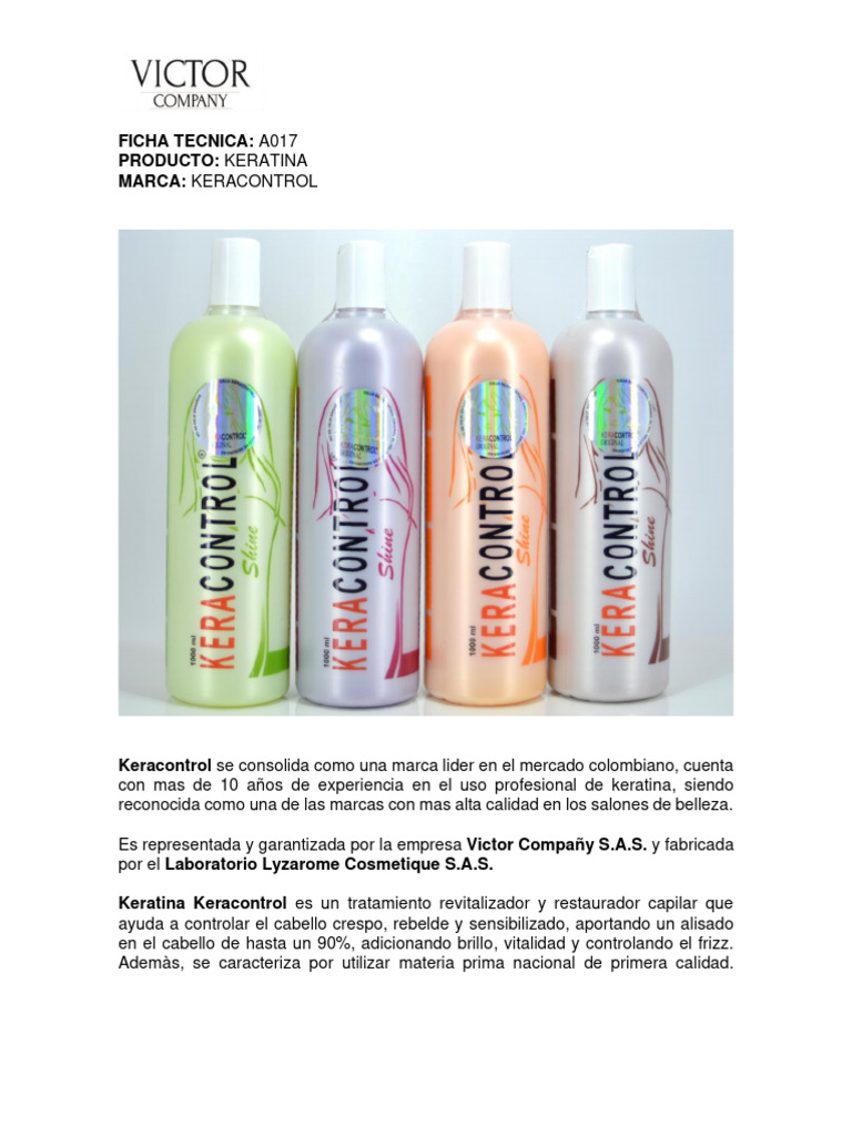 A017 Keratina | PDF | Pelo