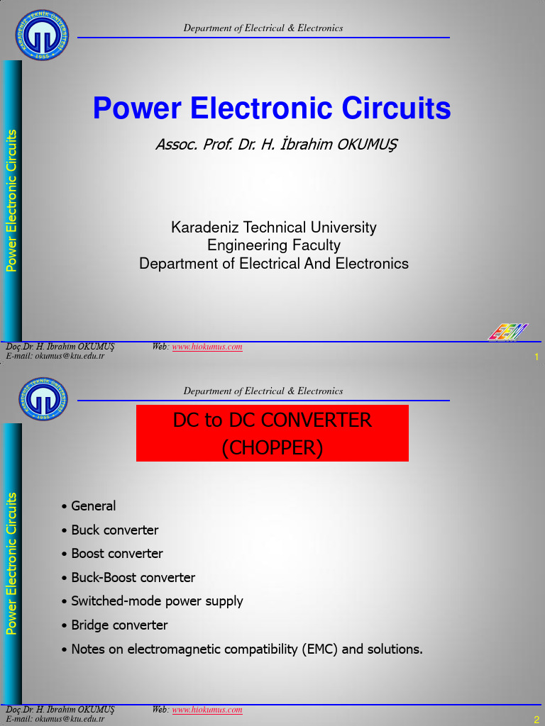Power Electronic Circuits | PDF | Power Electronics | Electrical Network