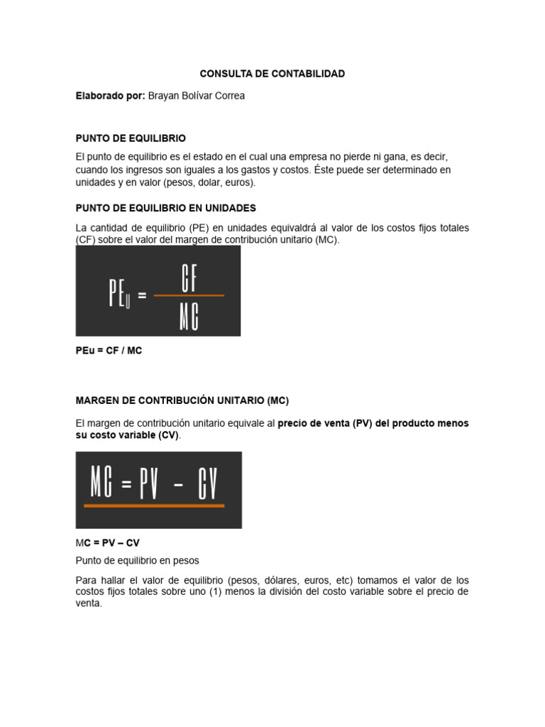 CONSULTA CONTABILIDAD | PDF | Business | Negocios económicos