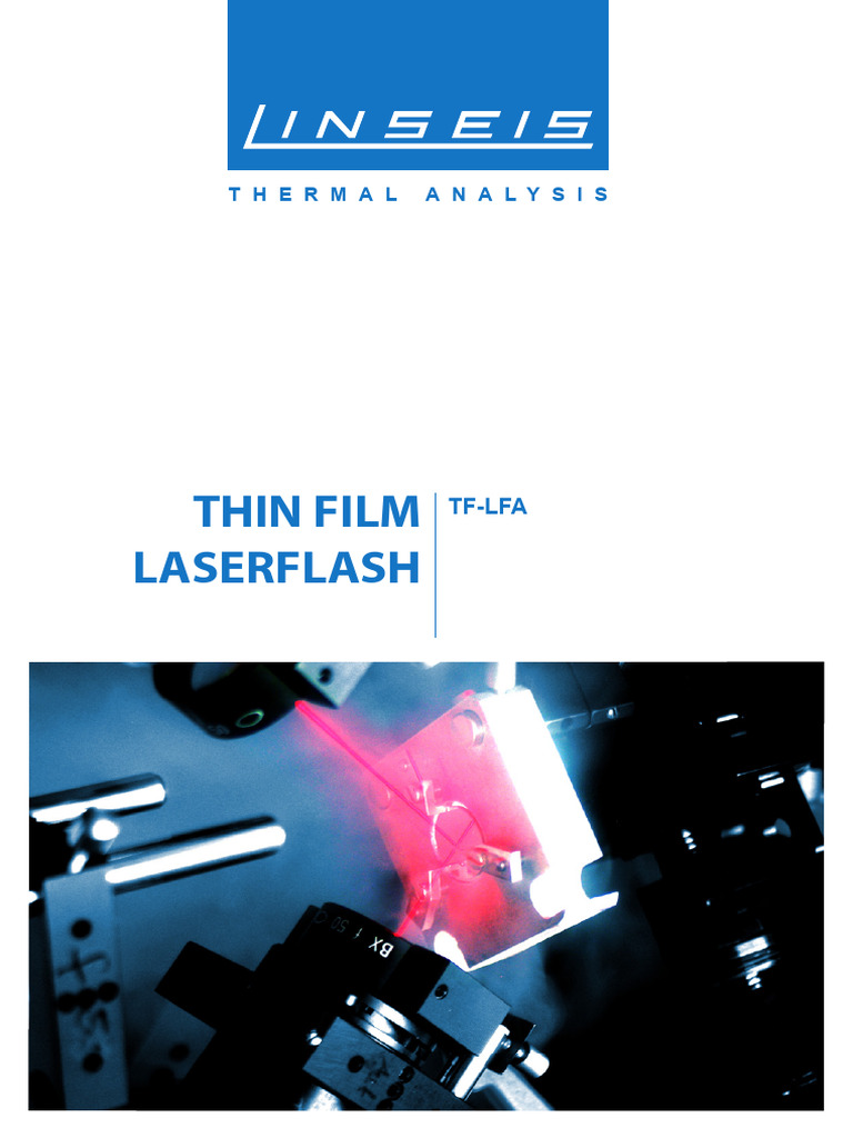Linseis TF LFA Thermal Conductivity Analyzer of Thin Films v4 2 | PDF ...