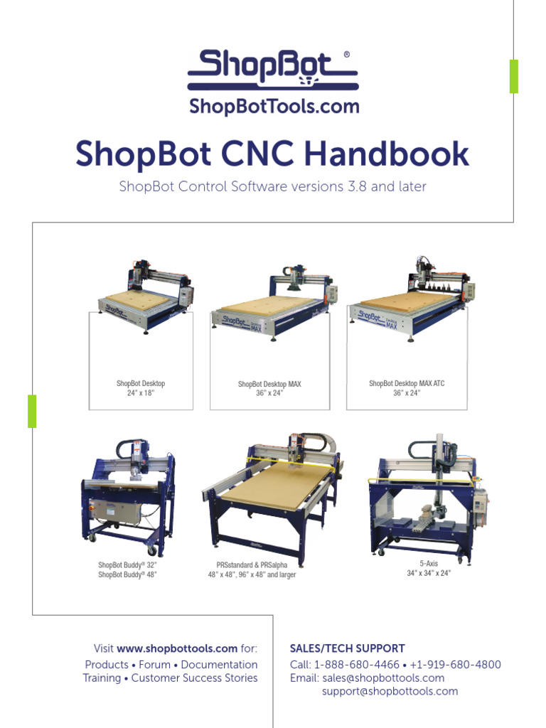 ShopBot_Handbook2022 | PDF | Numerical Control | Computing