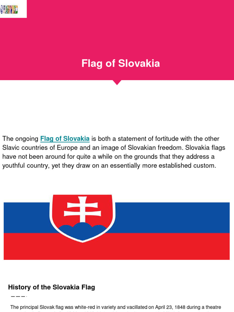 Flag of Slovakia | PDF | Slovakia | Earth Sciences