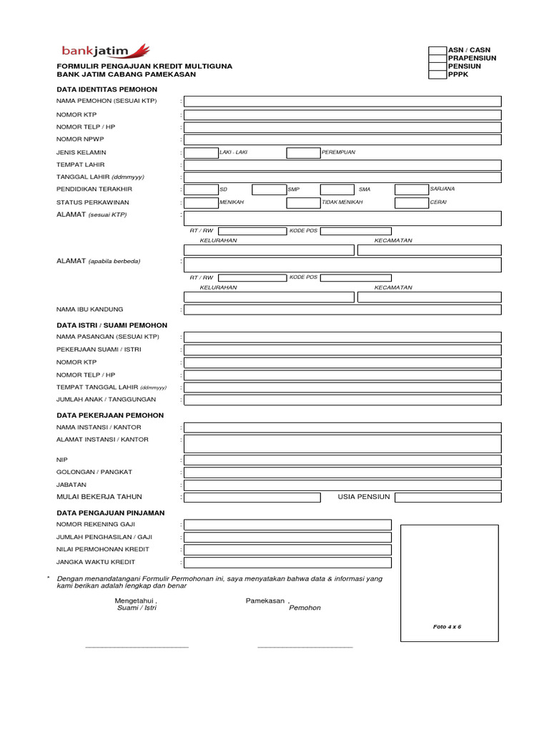 Form KMG 2024 + Angsuran 053 | PDF