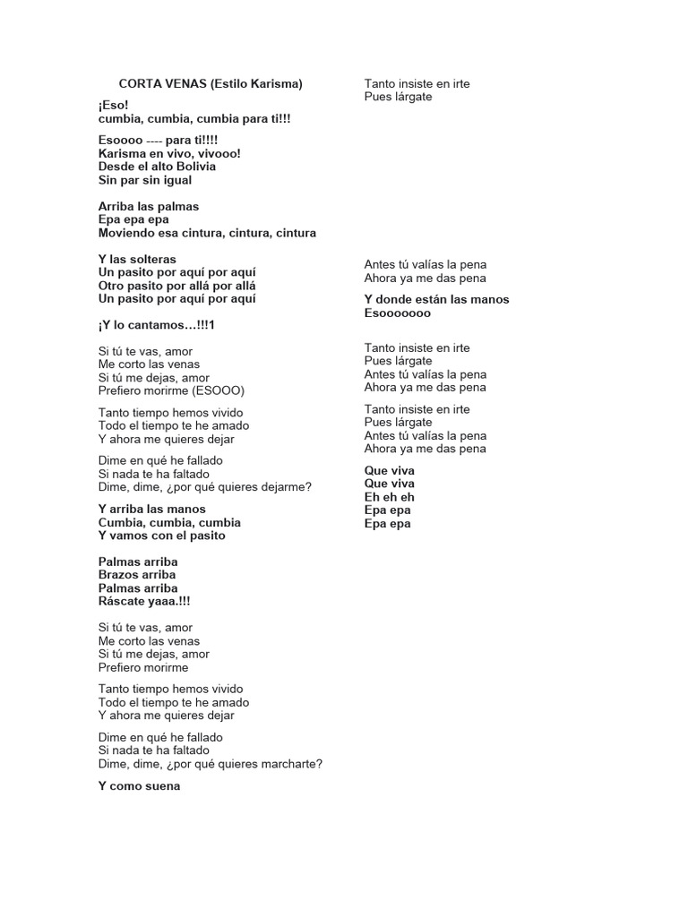 Repertorio Karisma | PDF