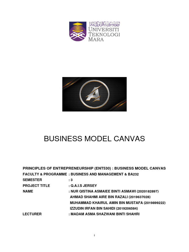 Business Model Canvas Report Mark-Up | PDF | Social Media | Popular ...