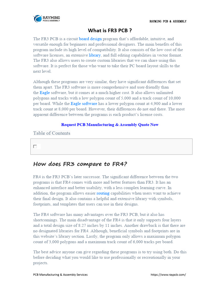 What is FR3 PCB | PDF | Printed Circuit Board | Electrical Engineering
