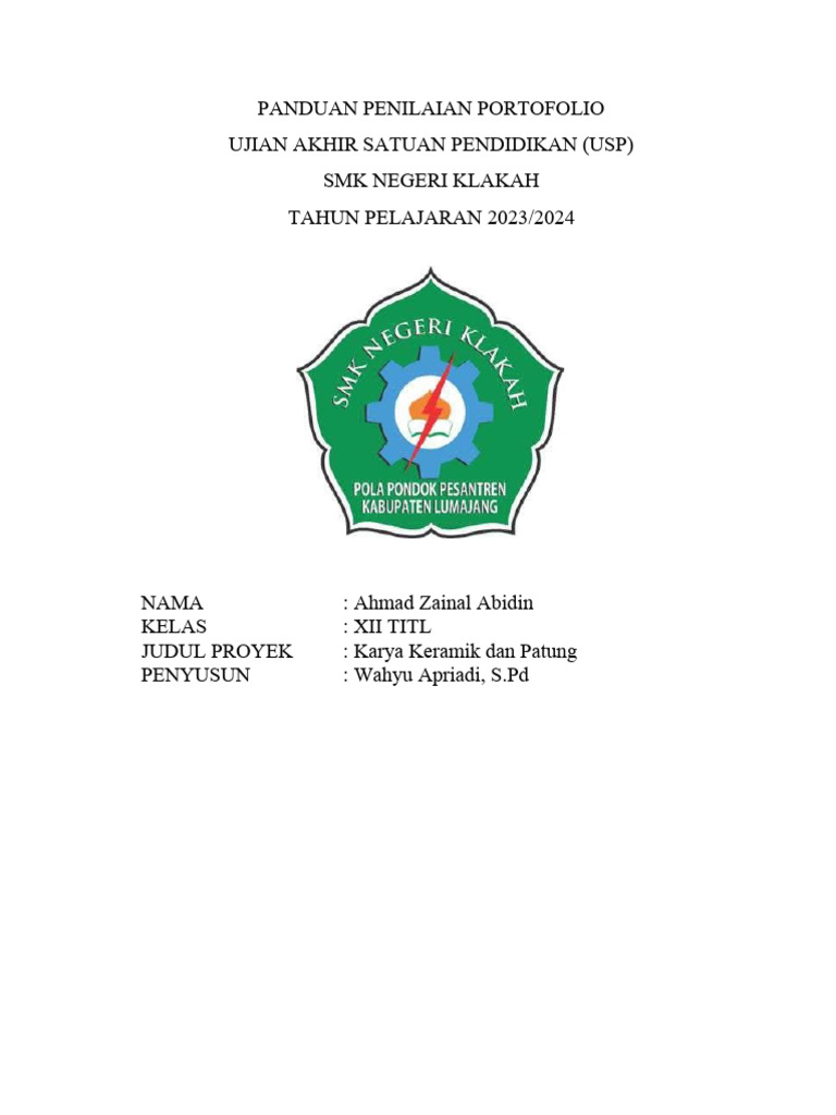 Portofolio USP Seni Budaya | PDF | Griya & Taman