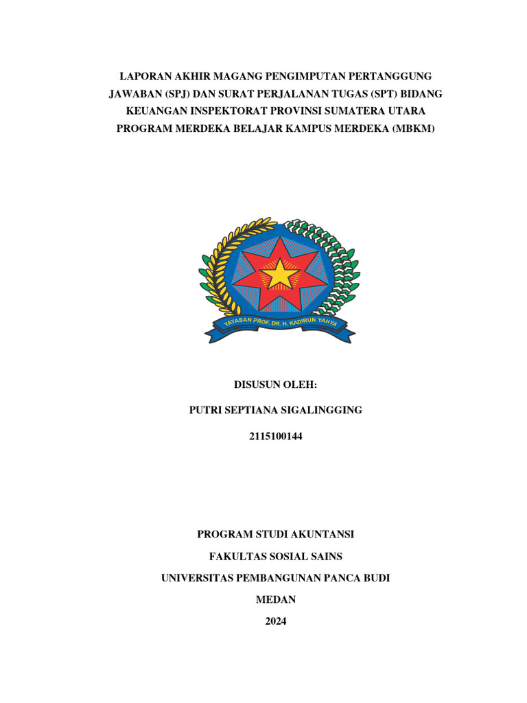 Laporan Akhir Magang MBKM Akuntansi | PDF