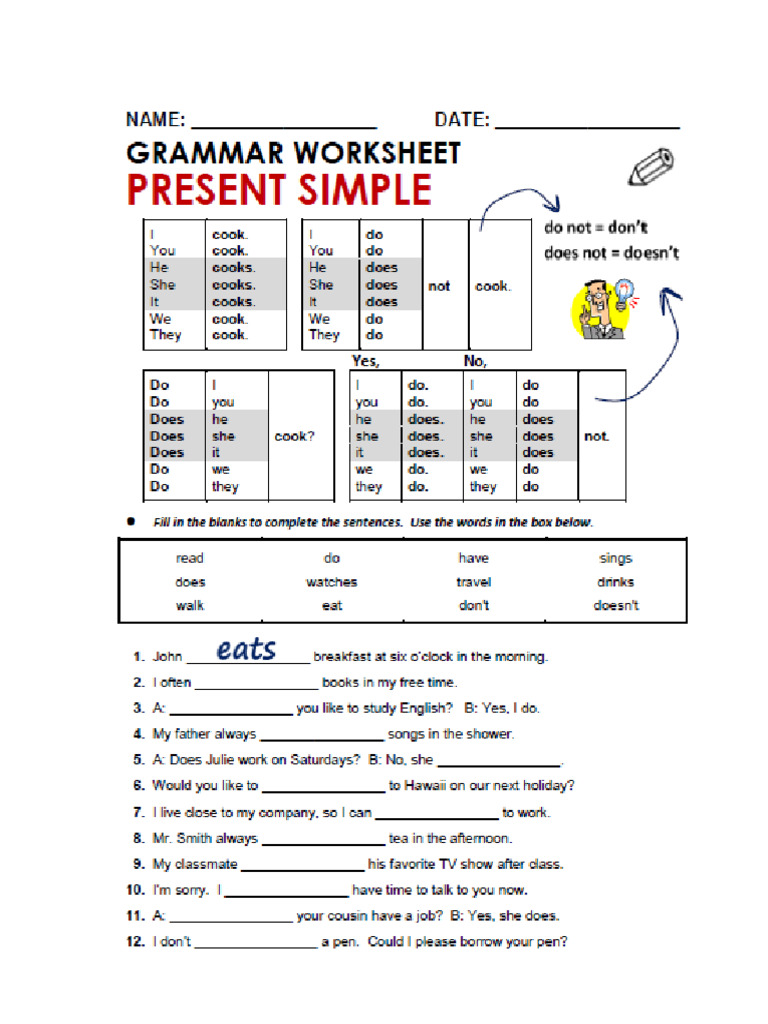 Present S. Queswords | PDF