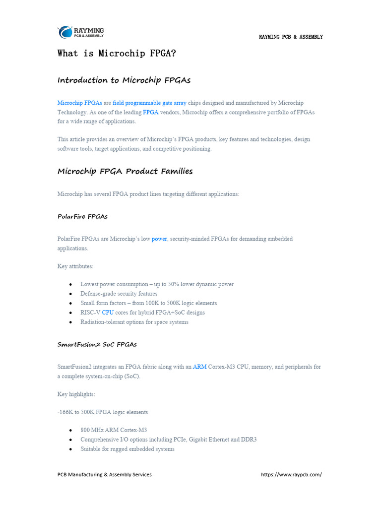What Is Microchip Fpga Pdf Field Programmable Gate Array System 6491