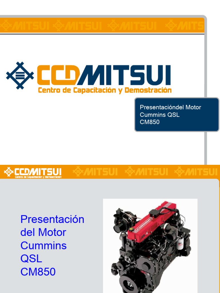 Motor Cummins QSL 9 Presentacion | PDF