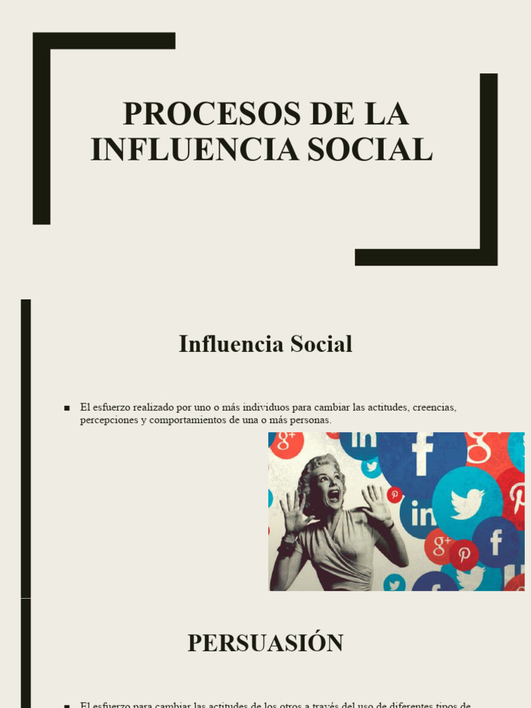 Qué es la influencia social | PDF | Sicología | Conceptos psicologicos