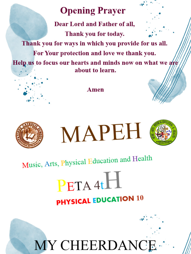 4th PETA PE 10 | PDF | Dances