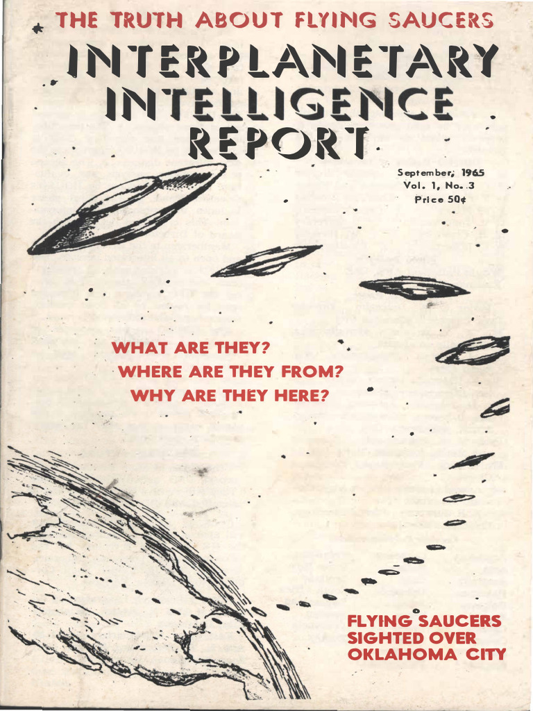 Interplanetary Intelligence Report - Vol 1 No 3 | PDF | Unidentified ...