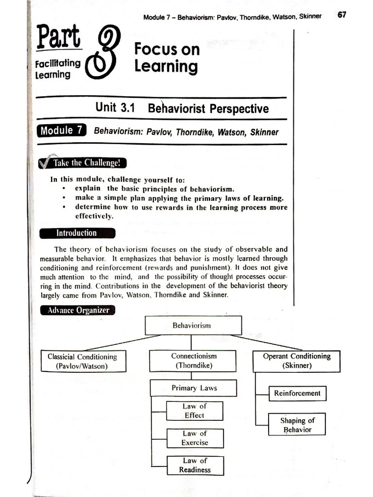 Behaviorism-Theory | PDF