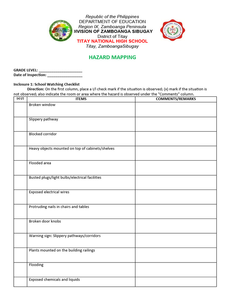 Hazard Mapping | PDF