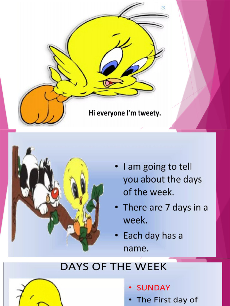math days of the week | PDF